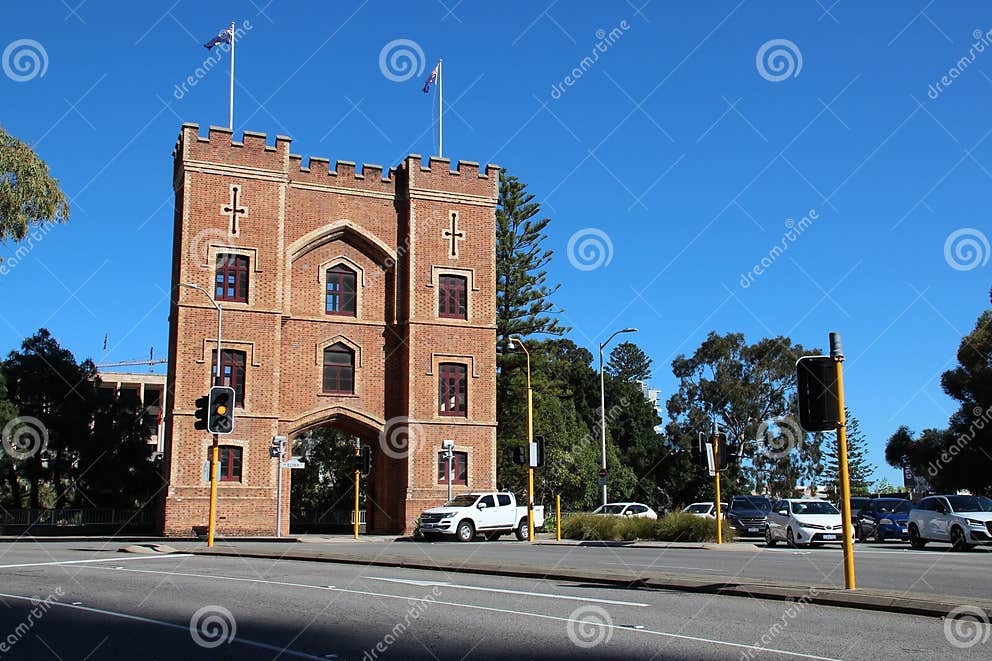 Brick Hall (barracks Arch) - Perth - Australia Stock Image - Image of ...
