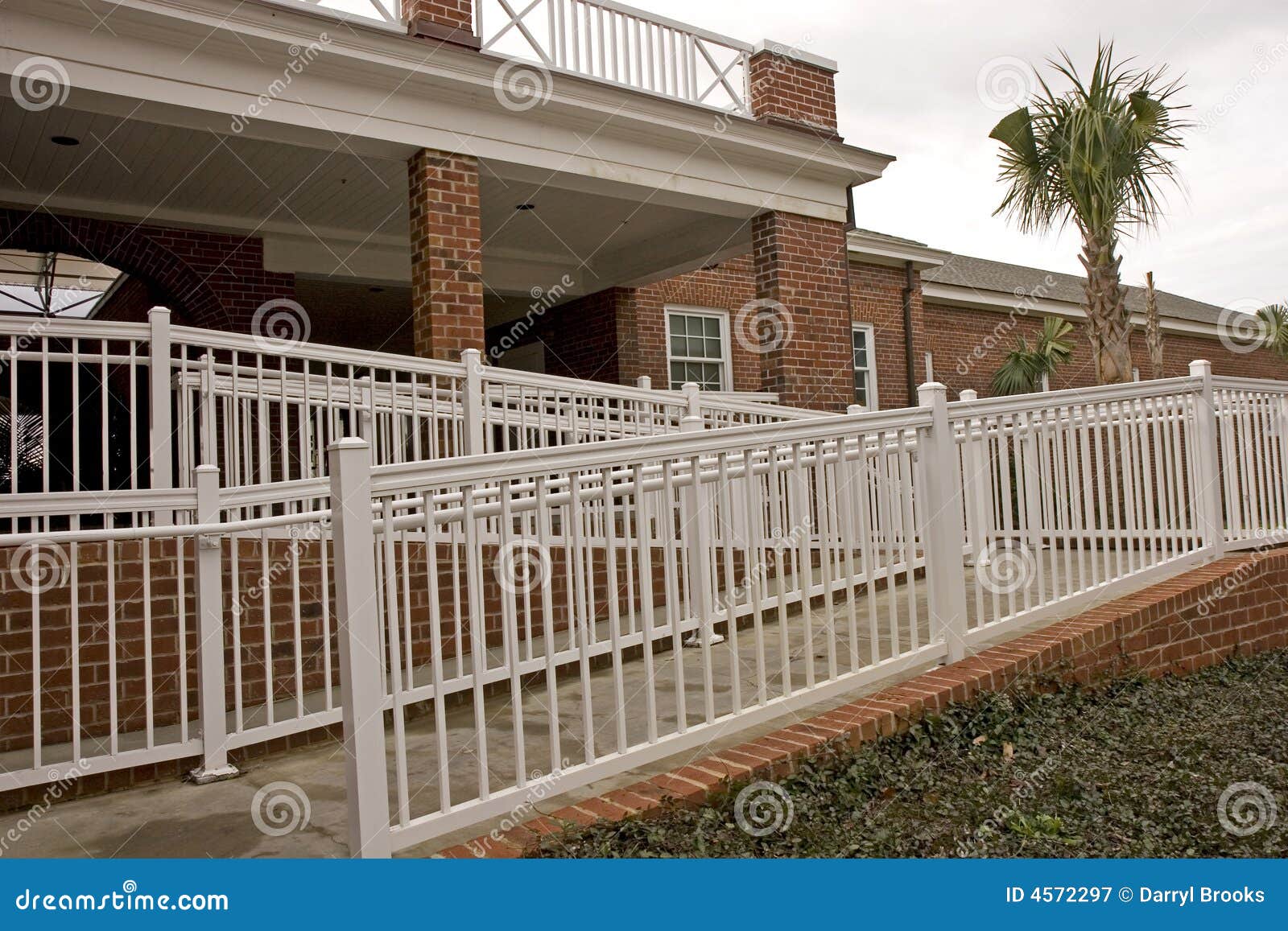 Brick Handicap Ramp stock image. Image of handicap, texture - 4572297