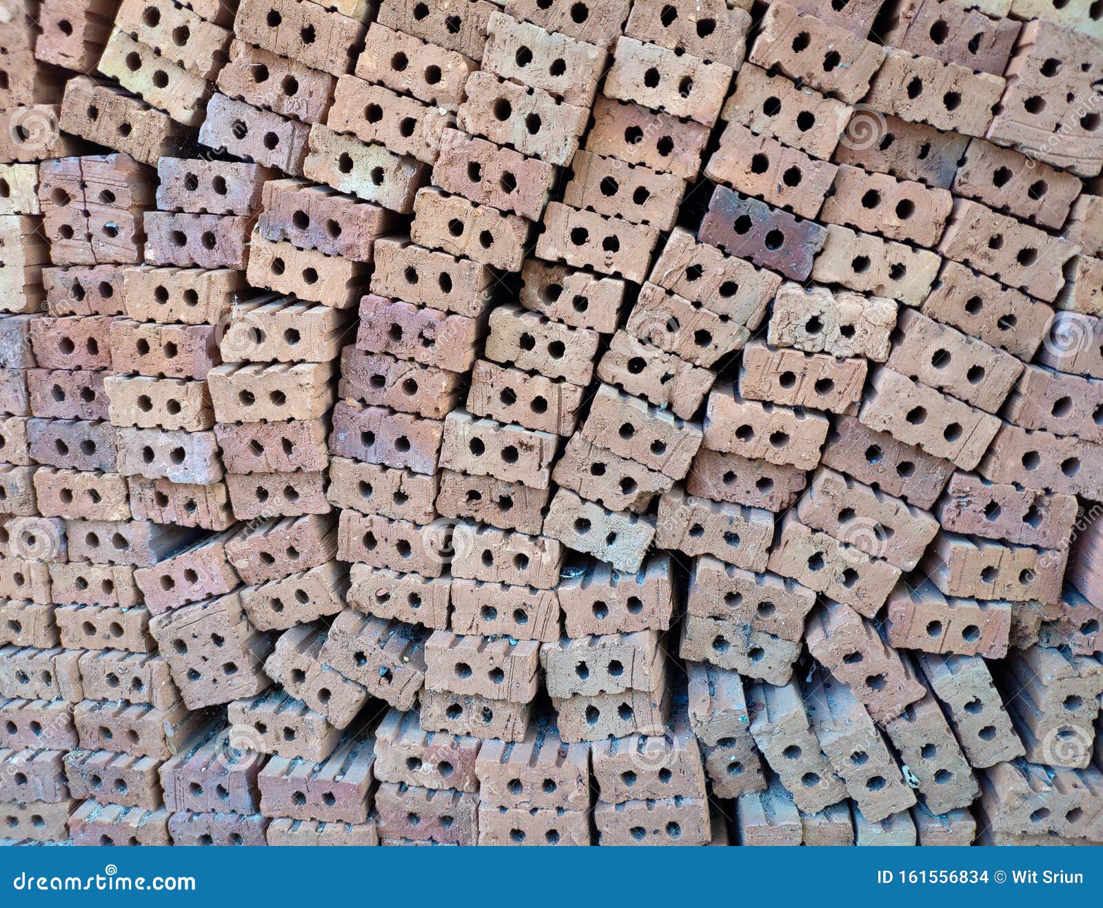 Brick, Hole, Brick Wall in Disorder Texture Background Stock Photo ...