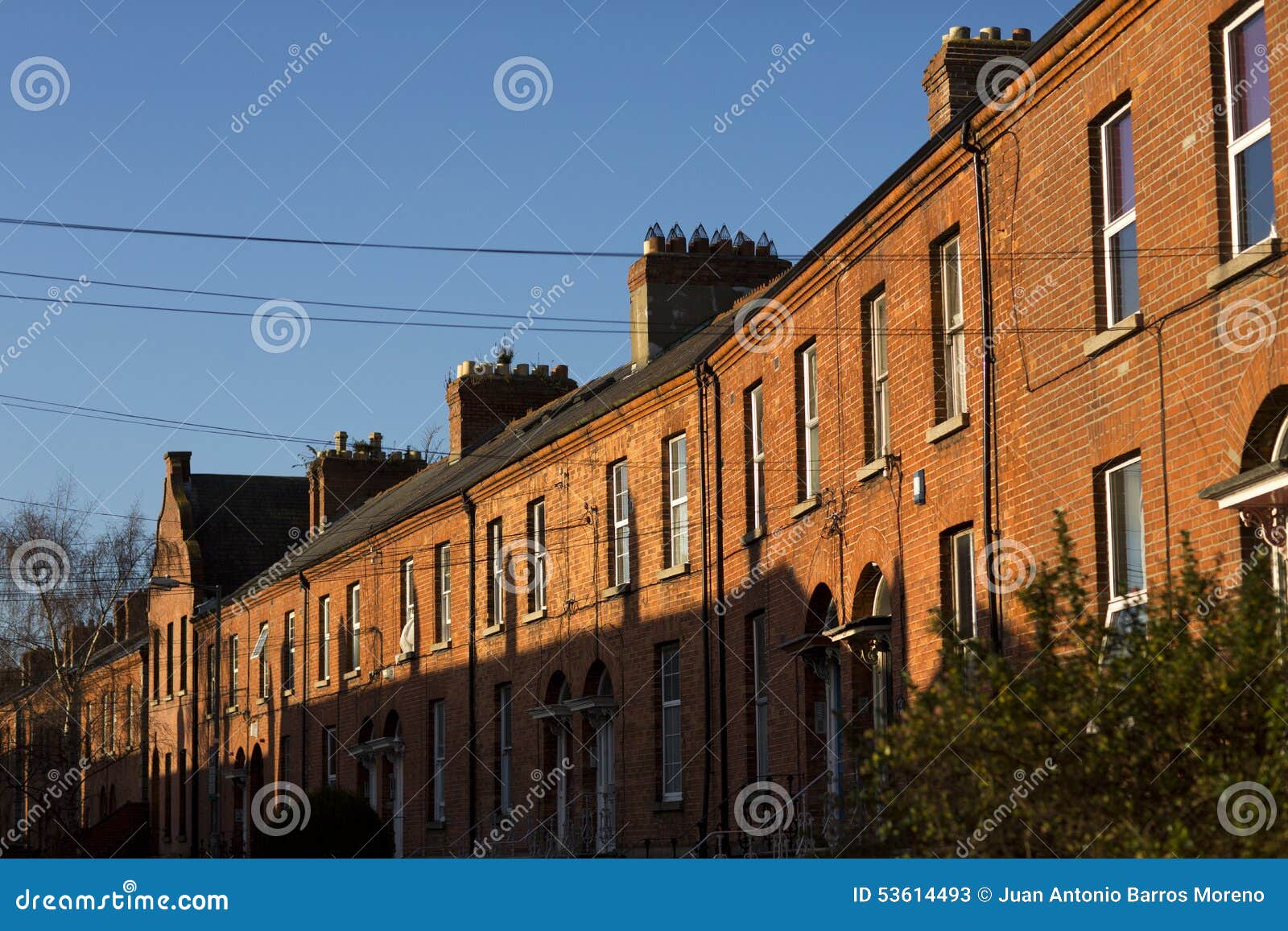 Brick house stock image. Image of city, landscaped, dwelling - 53614493