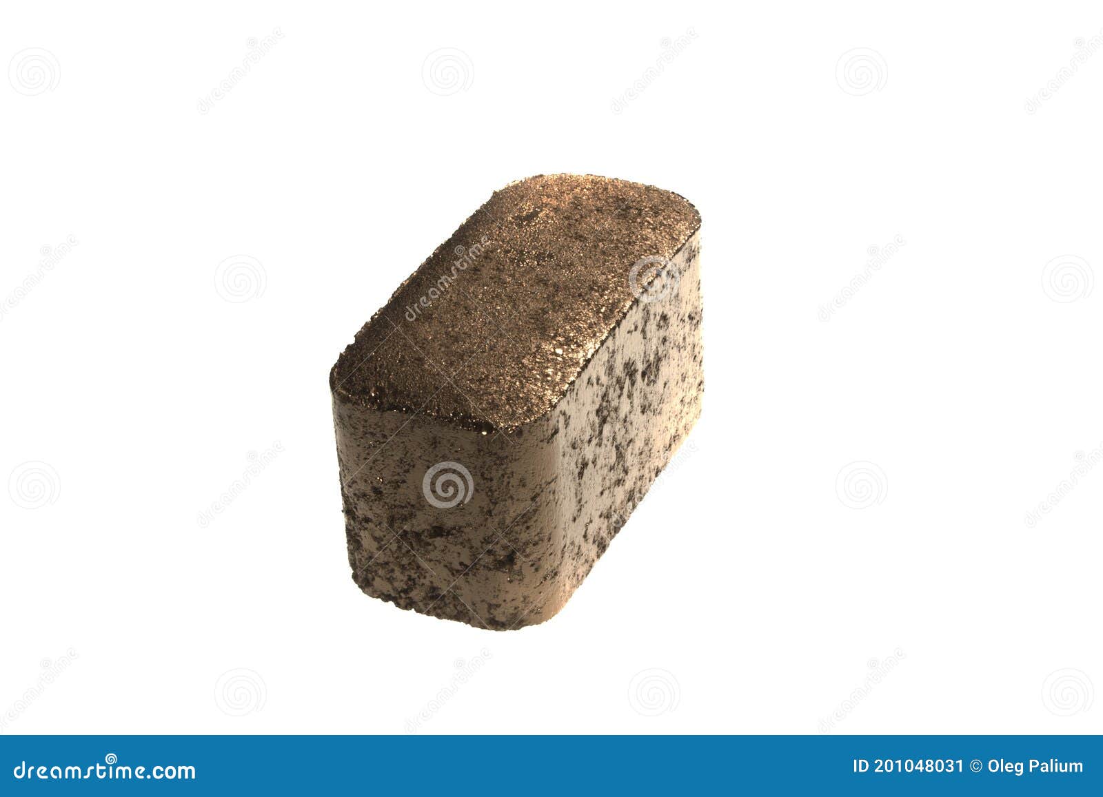 Brick Isolated on White Background Stock Image - Image of material ...