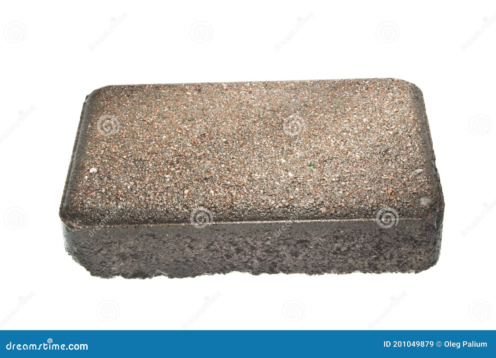 Brick Isolated on White Background Stock Image - Image of close, build ...