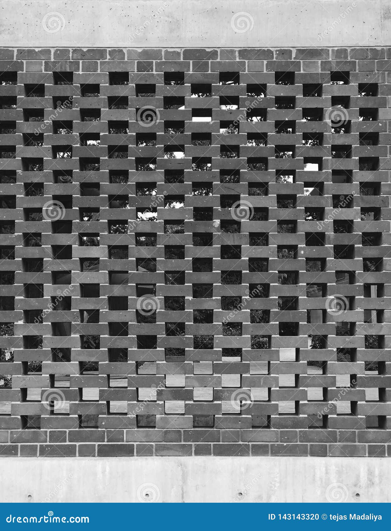 Jali wall stock photo. Image of brick, wall, ahmedabad - 143143320