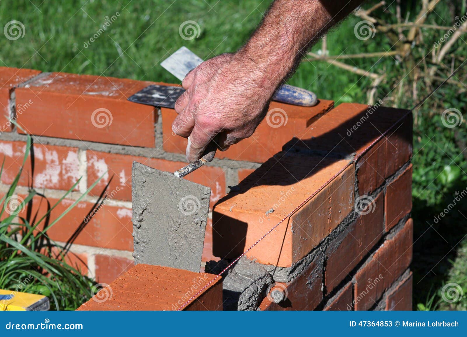 Brick Layer, Frame for Compost Stock Image - Image of bricklaying ...