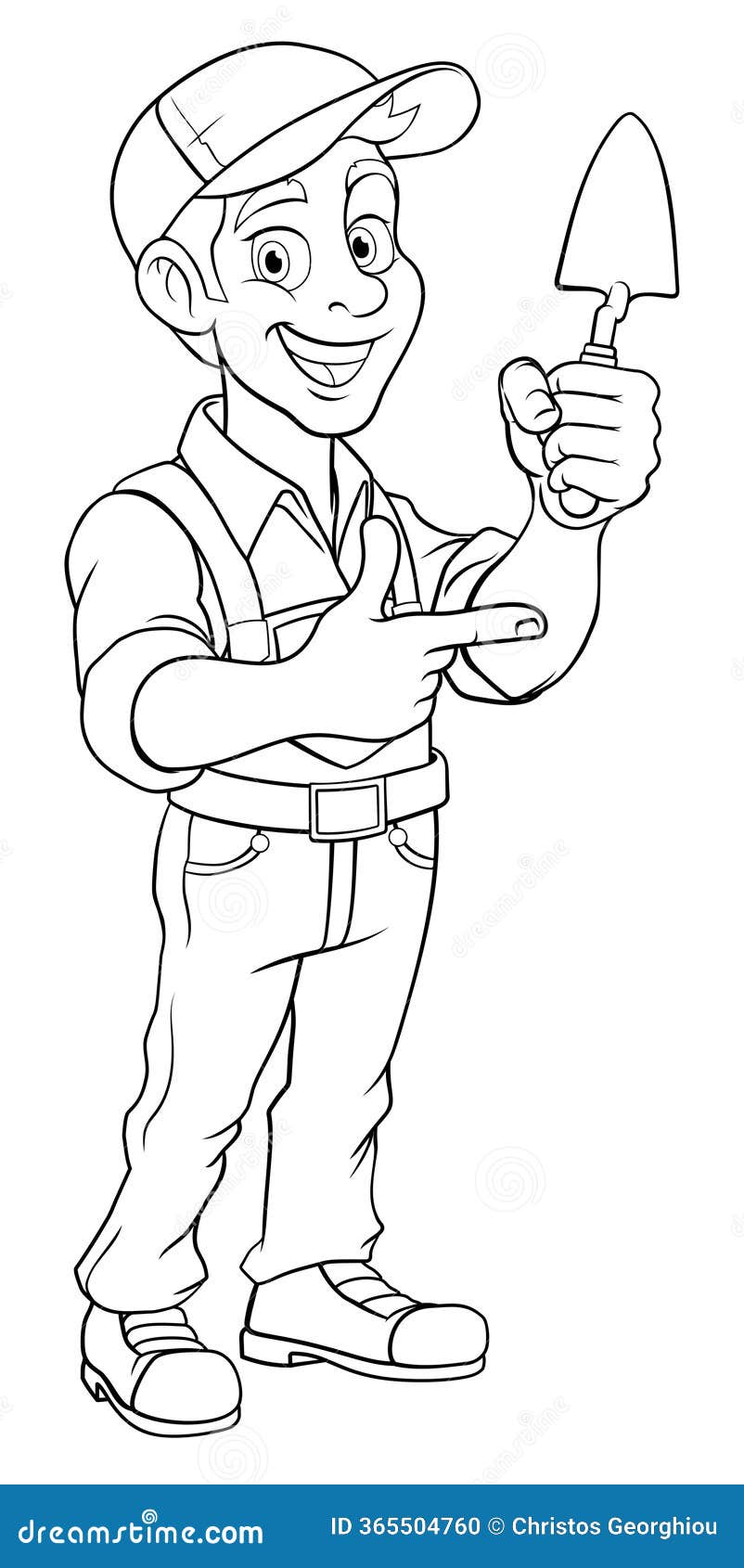 Brick And Mason Builder Tools Royalty-Free Stock Photo | CartoonDealer ...