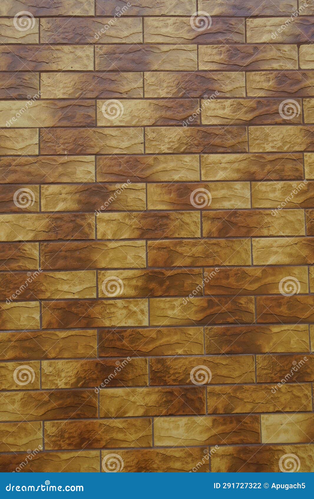 Brick-like Brown Embossed Ceramic Tiles Siding Texture Stock Photo ...
