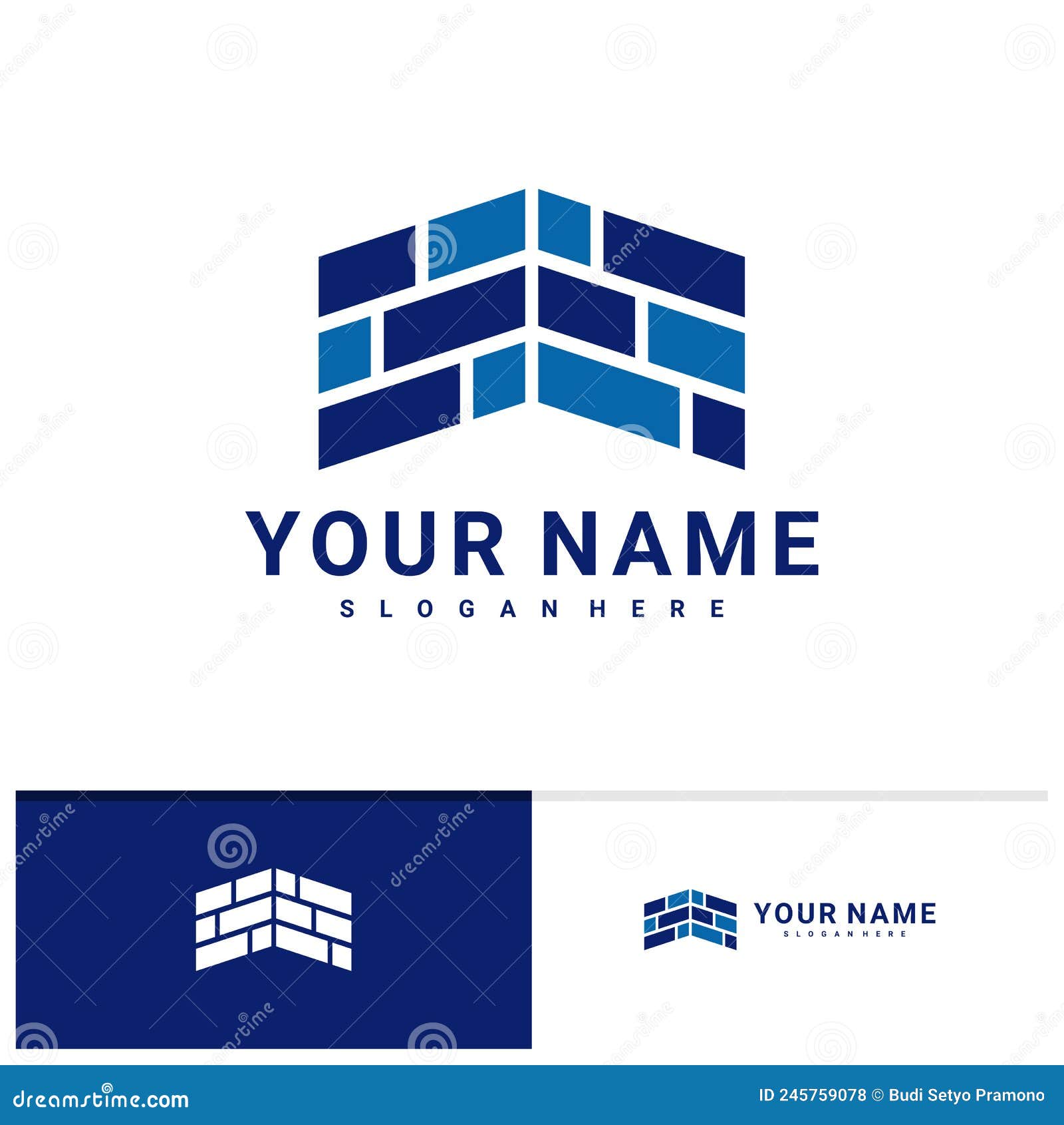 Brick Logo Design Vector Template, Creative Brick Logo Design Concepts ...