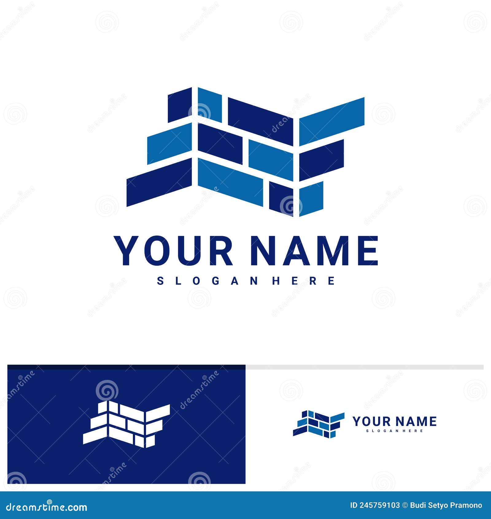Brick Logo Design Vector Template, Creative Brick Logo Design Concepts ...