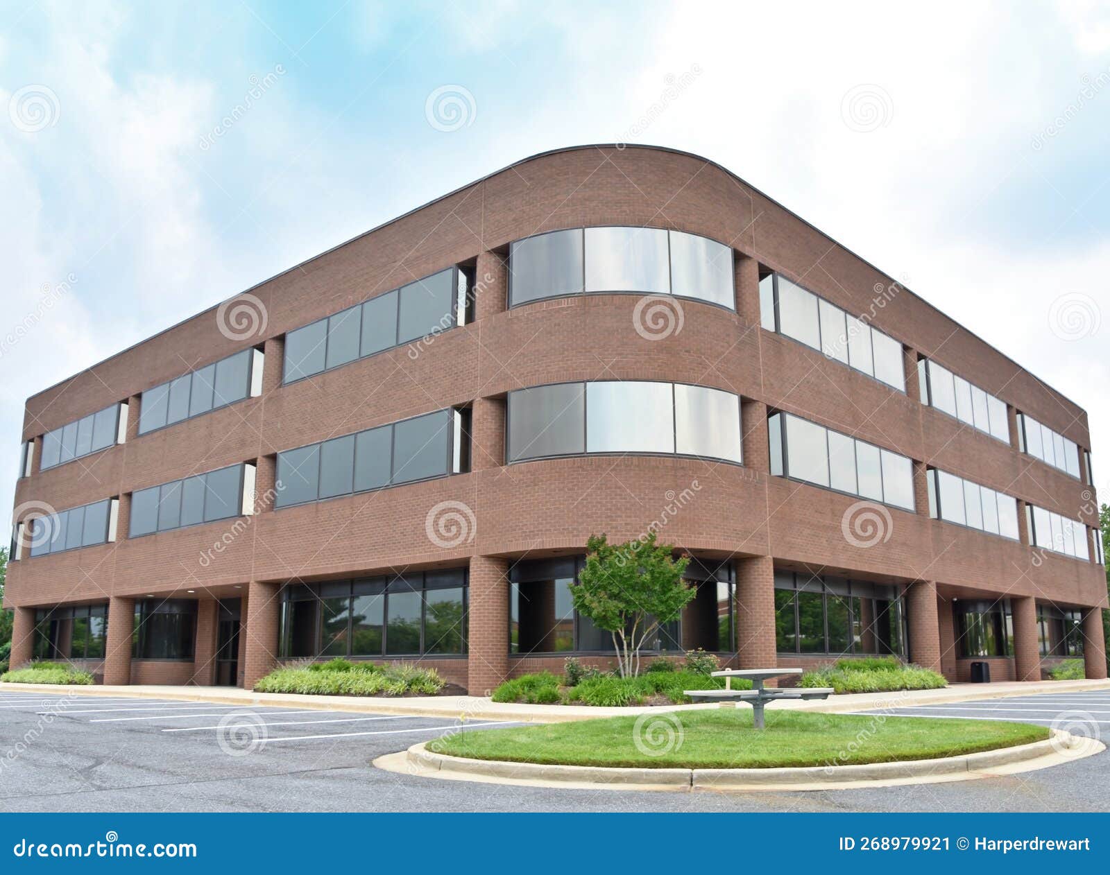 Brick Modern Office Building Editorial Photo - Image of frame ...