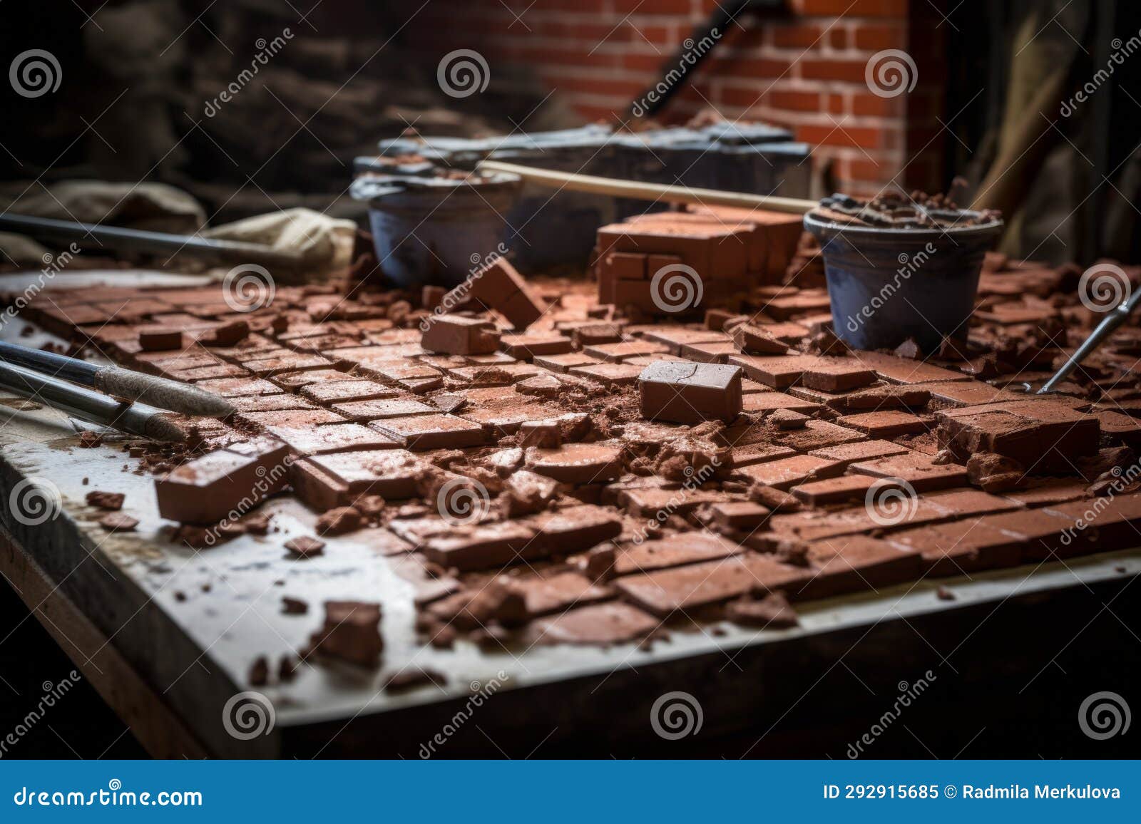 Brick Molding stock image. Image of molding, brickworks - 292915685