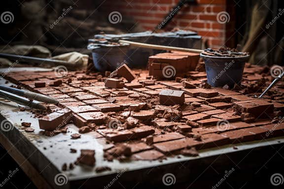 Brick Molding stock image. Image of molding, brickworks - 292915685