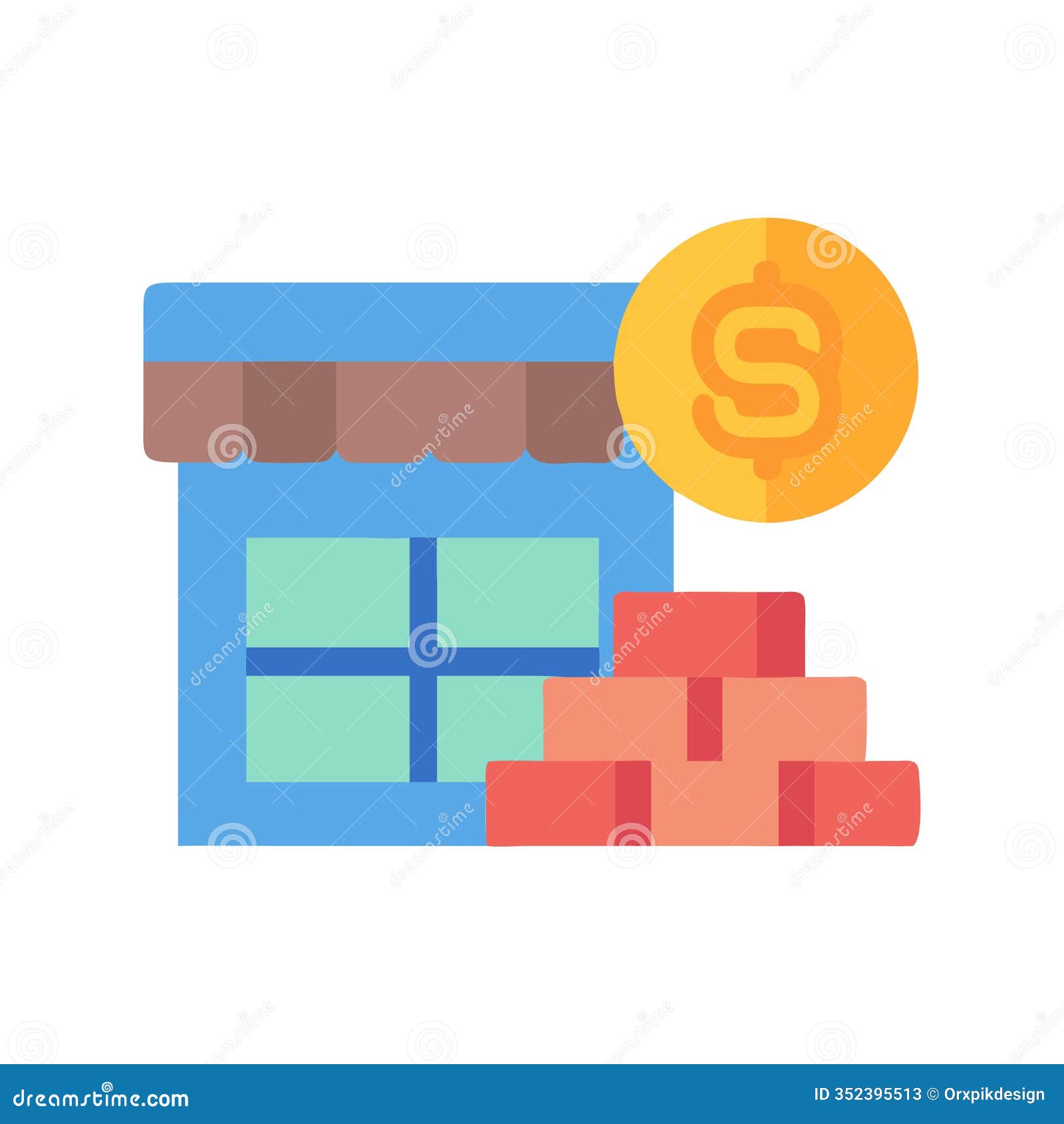 Brick Mortar Design Vector Illustration Stock Illustration ...