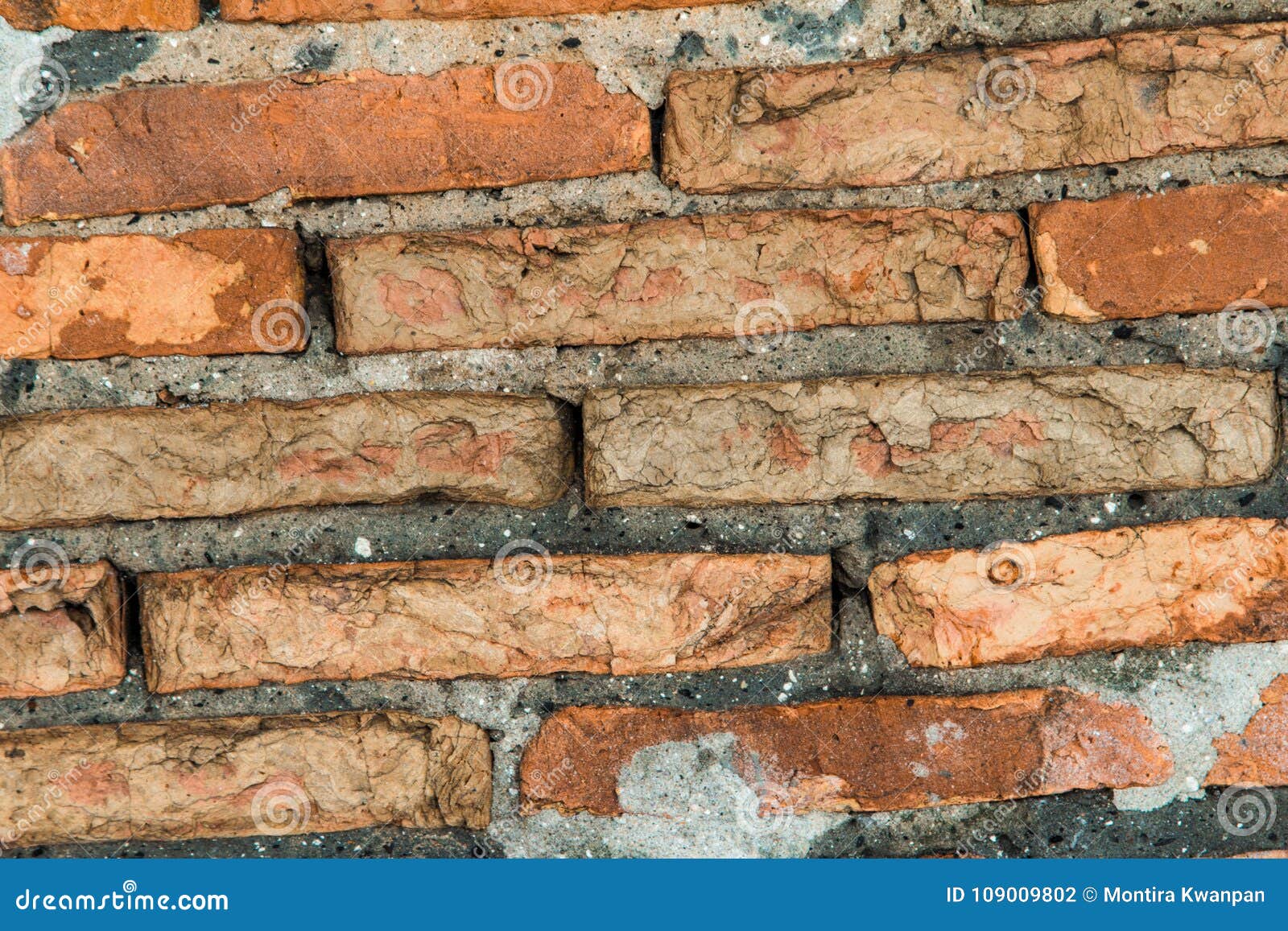 Brick and mortar wall. stock photo. Image of bright - 109009802