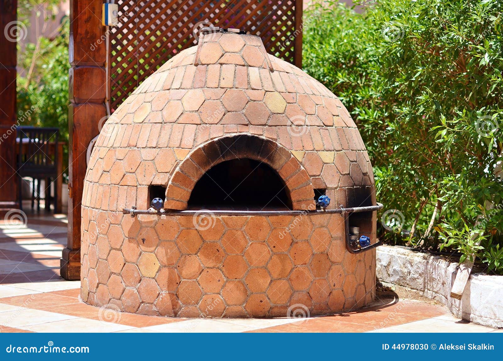 Brick oven for baking stock photo. Image of food, fireplace - 44978030