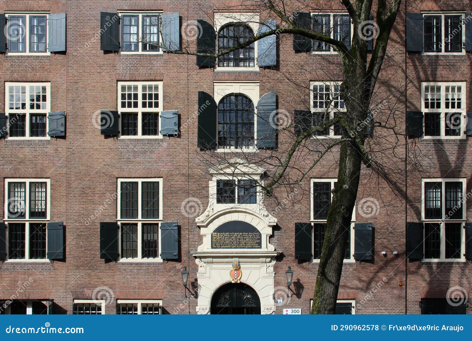 Brick Palace (?) - Amsterdam - Netherlands Stock Photo - Image of ...
