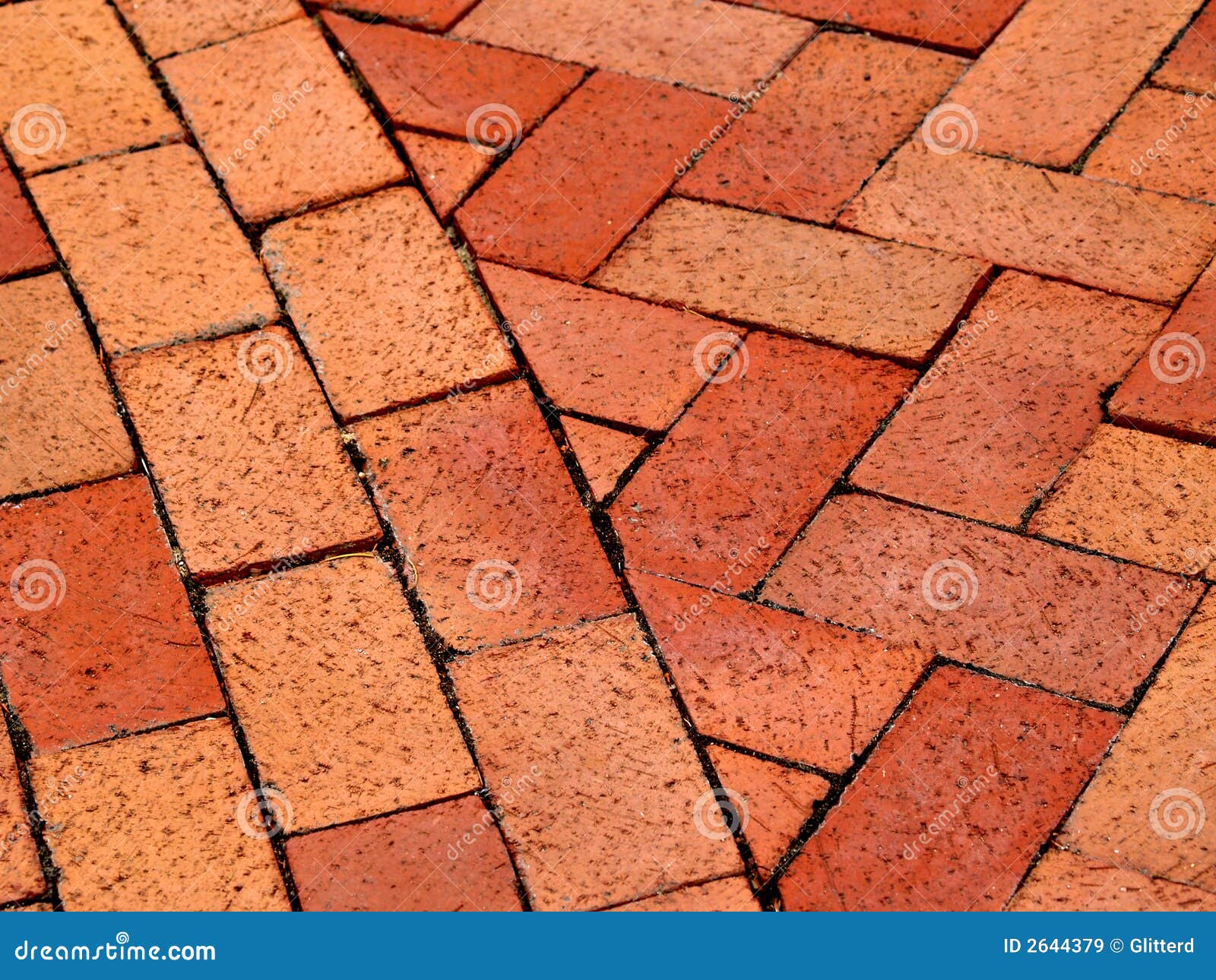 Brick Path stock image. Image of walk, patterned, brick - 2644379