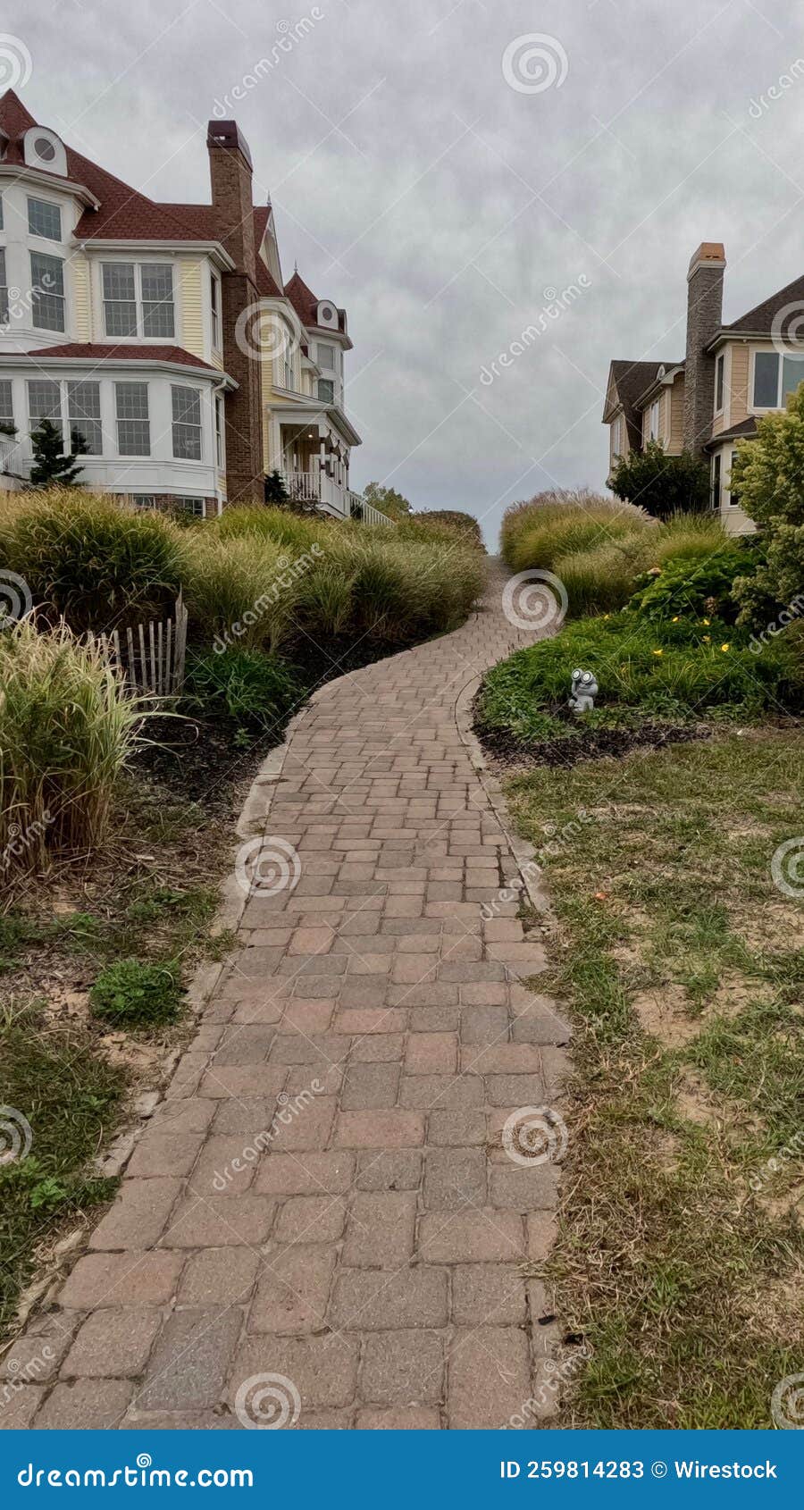 A Brick Path Walkway And Exterior Building Editorial Photo ...