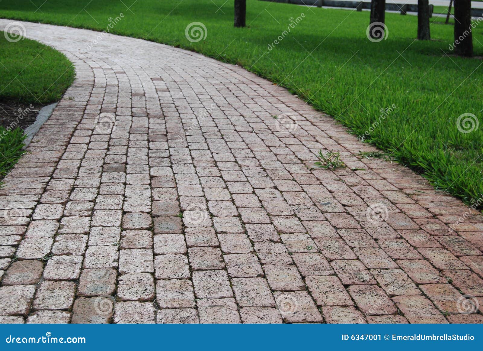 Brick Path Paving Work Stock Photography | CartoonDealer.com #76429664