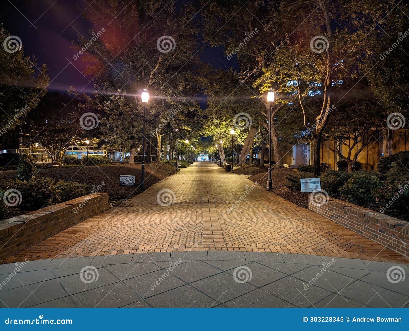 The Brick Path Outside J. Murrey Atkins Library at UNC Charlotte at ...