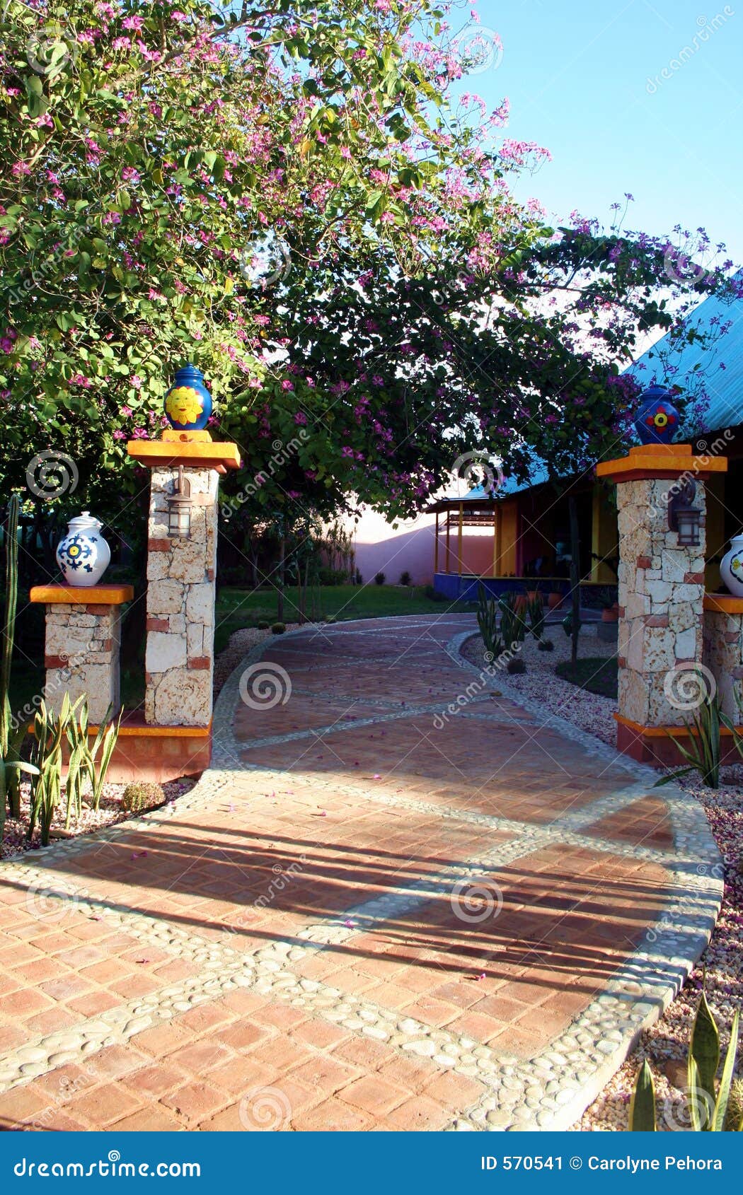 Brick Pathway Royalty-Free Stock Image | CartoonDealer.com #5663656