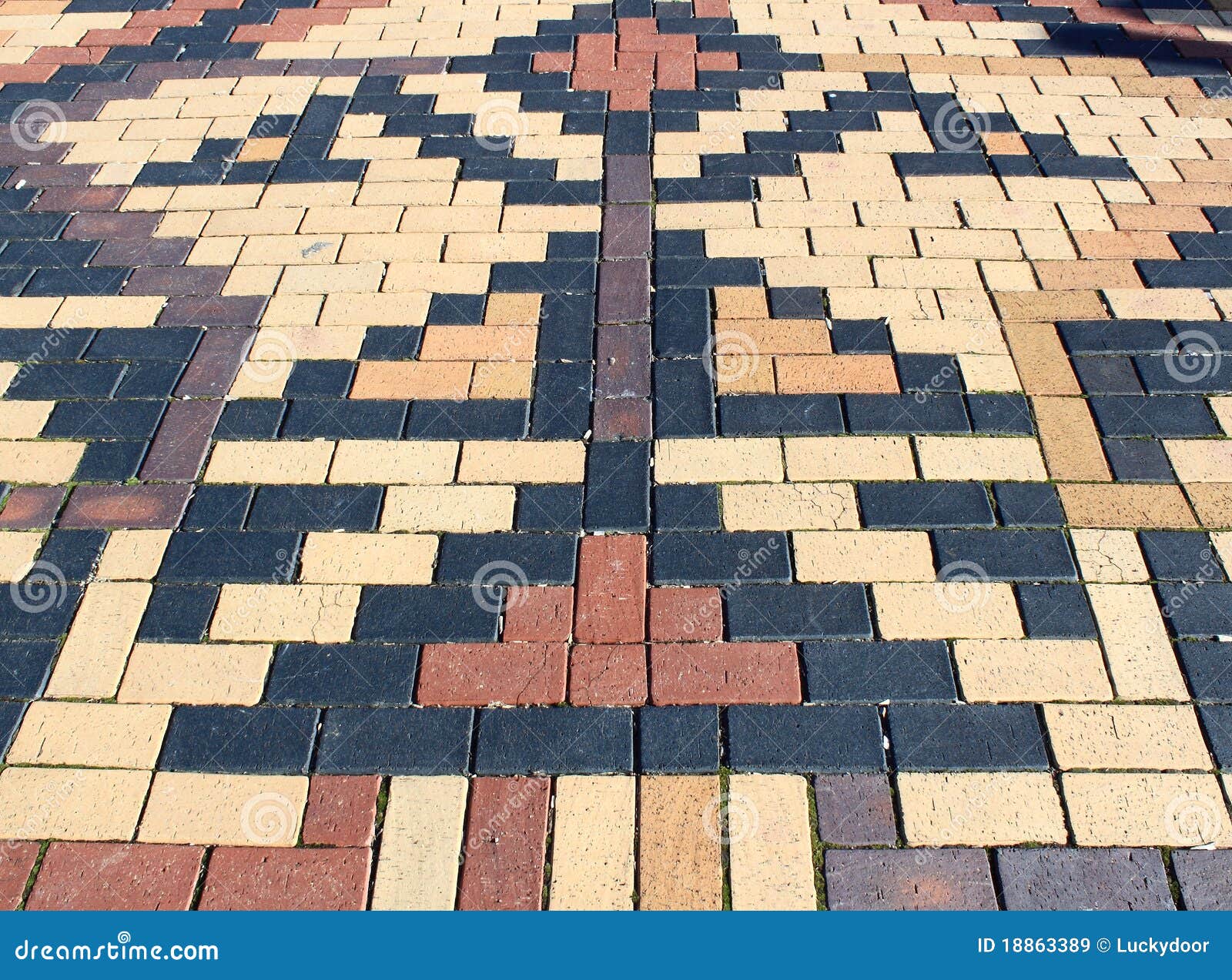 Brick Patio stock image. Image of architectural, texture - 18863389