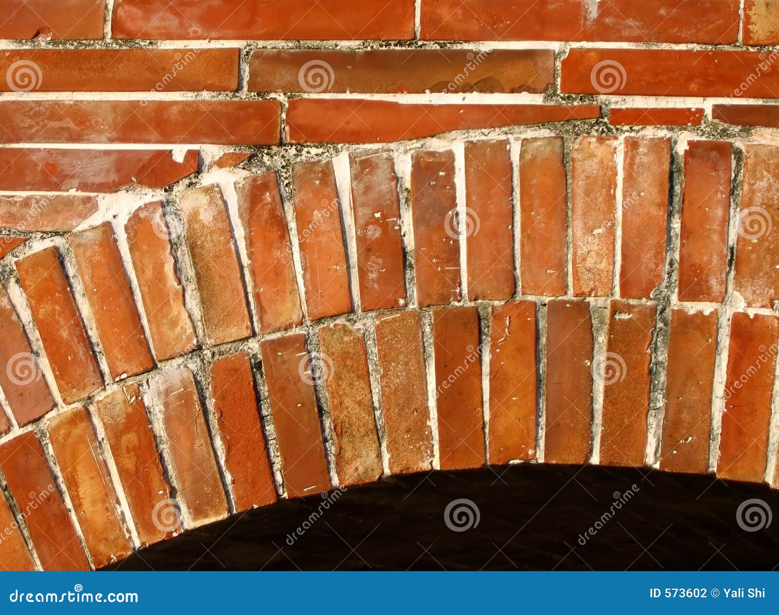 Brick Pattern and Arch stock photo. Image of ruins, brick - 573602