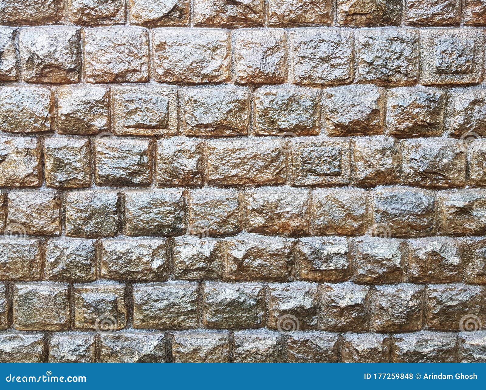 Brick Pattern Concrete Wall Stone Texture Background Stock Photo ...