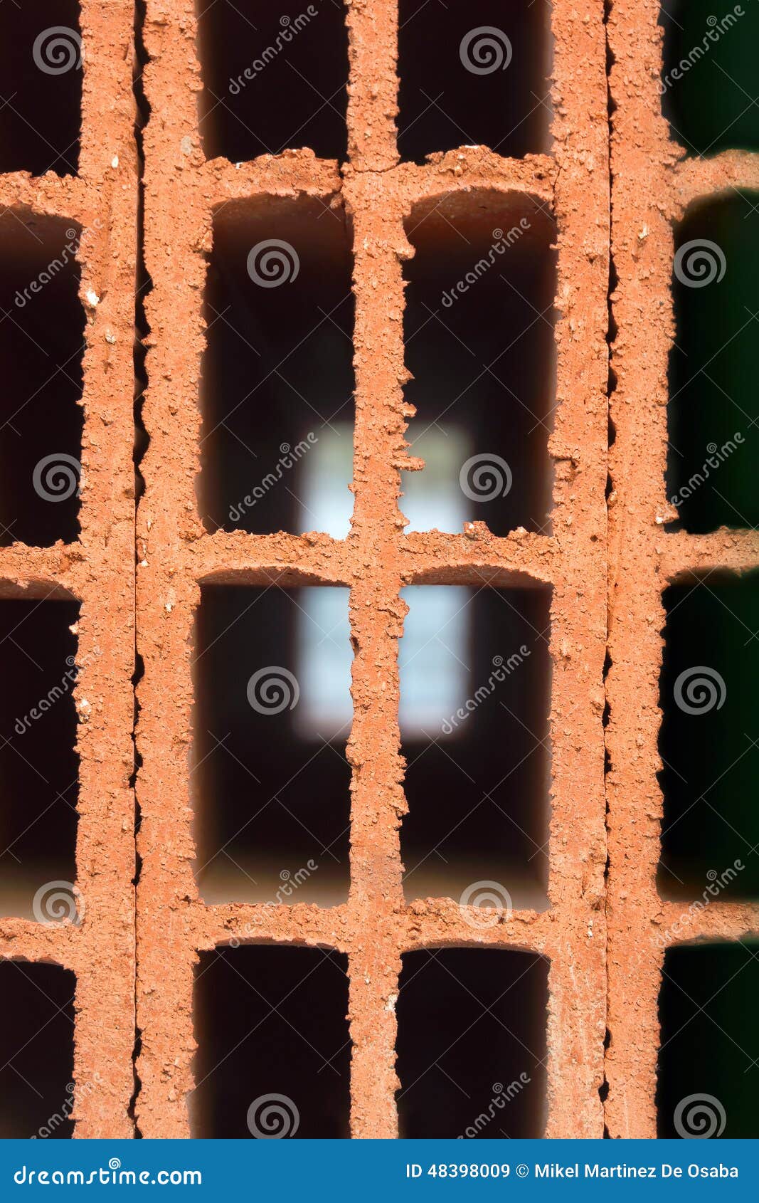 Brick pattern with hole stock image. Image of holes, masonry - 48398009