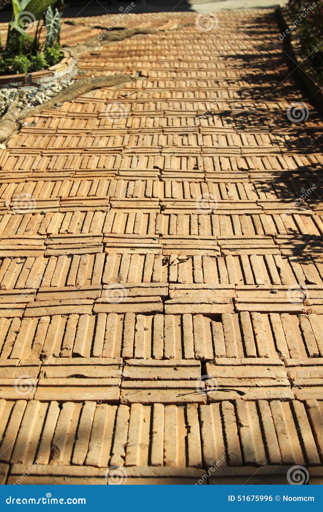 Brick pavement stock photo. Image of pavement, structure - 51675996