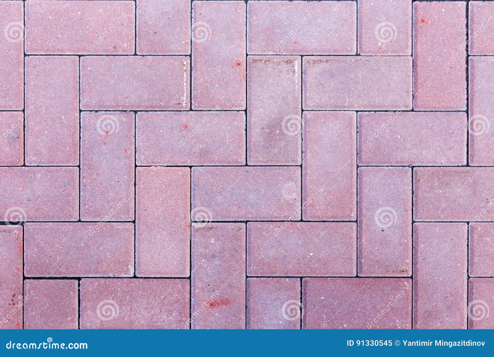 Brick Pavement Tile, Top View. Texture As Background. Stock Image ...