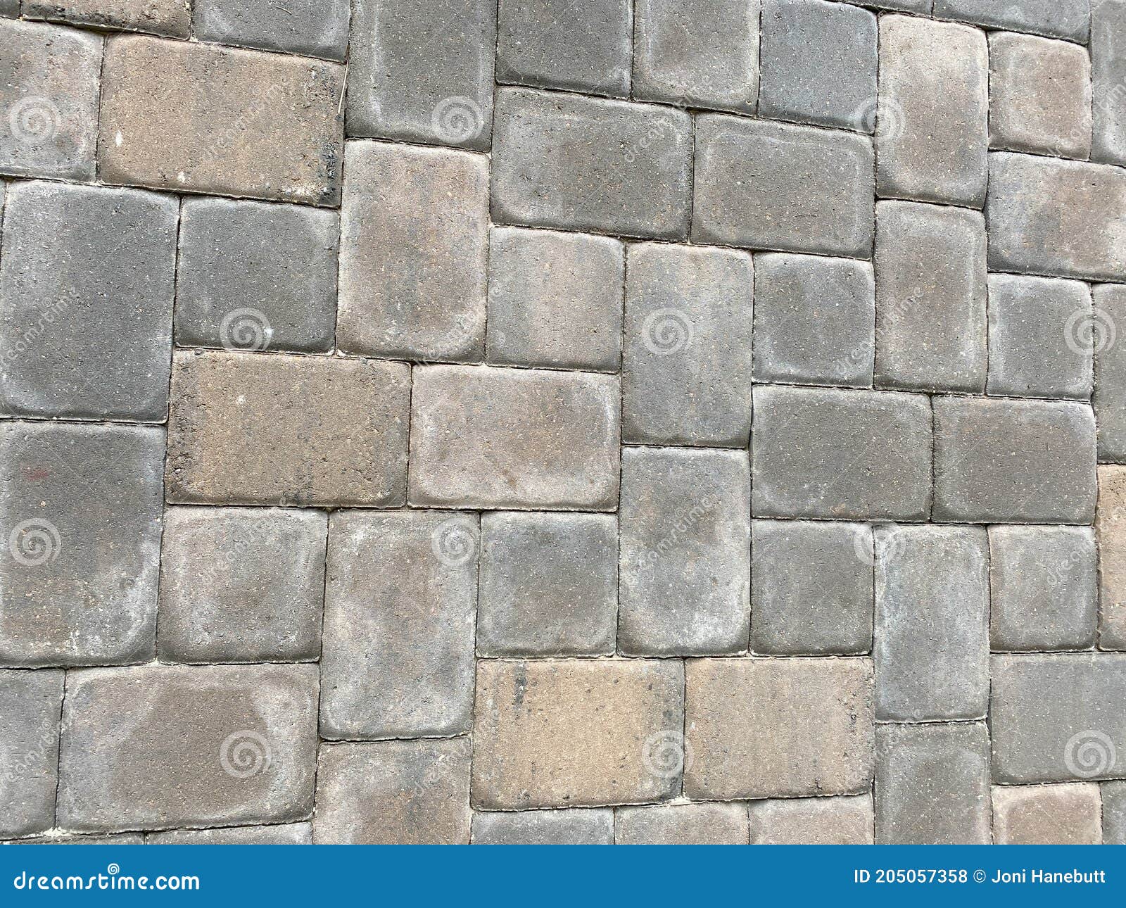 Brick Paver Background in a Random Pattern Stock Photo - Image of ...