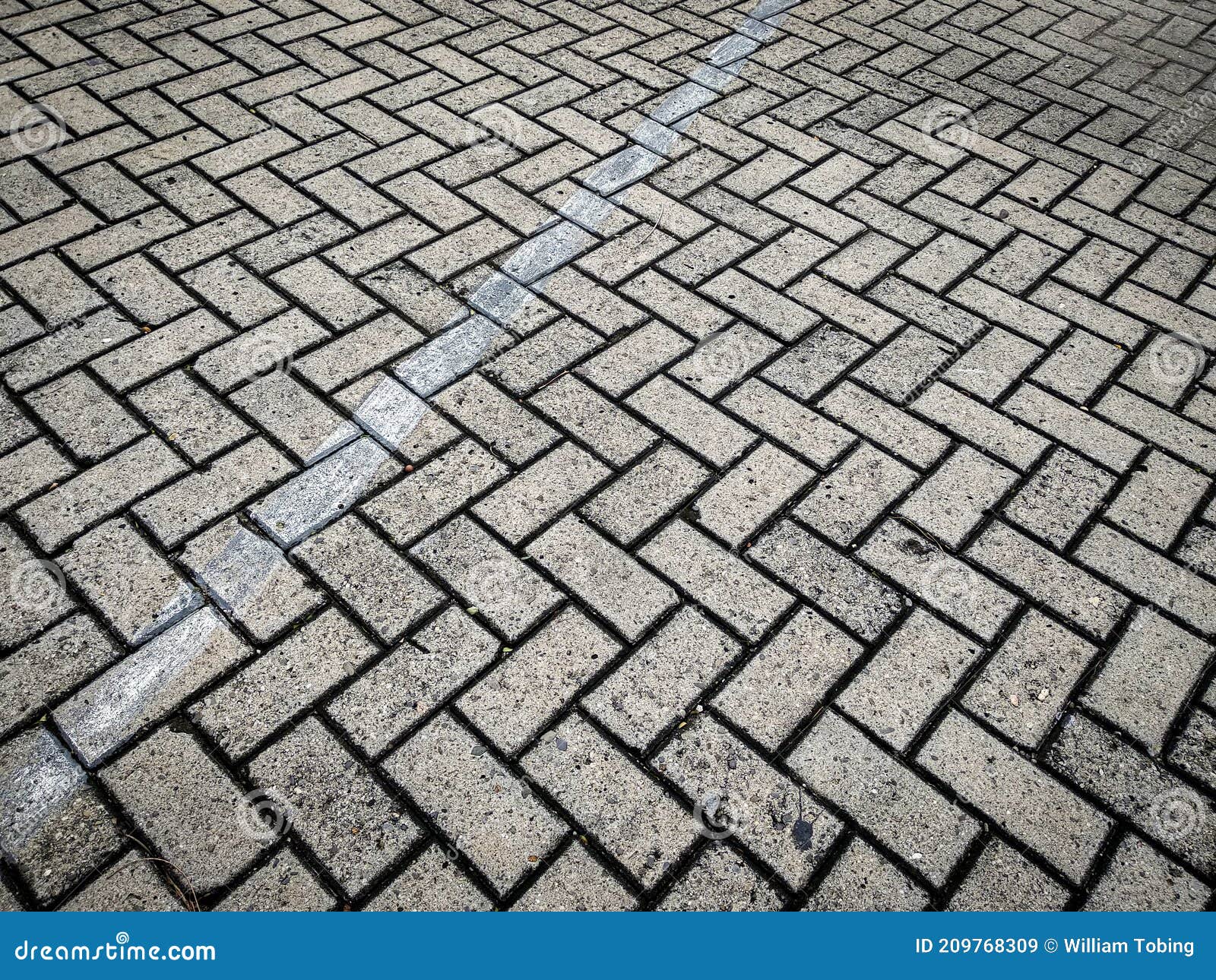 Brick Paving Pattern on Street Outdoor Area Stock Image - Image of ...