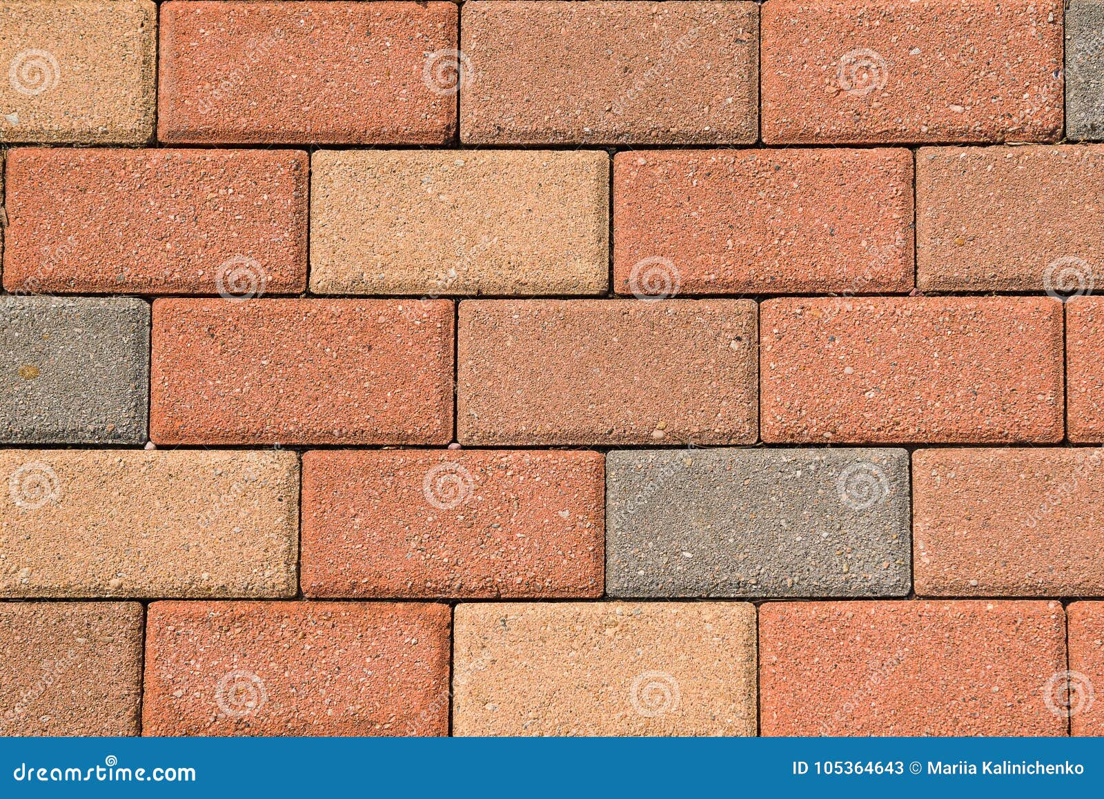 Brick Paving Stones on a Sidewalk Stock Image - Image of brickwork ...
