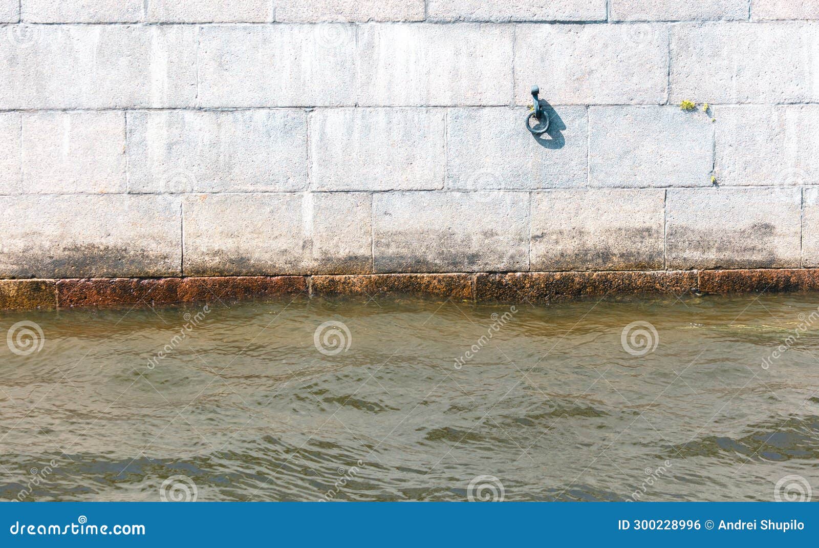 Brick pier on the river stock photo. Image of concrete - 300228996