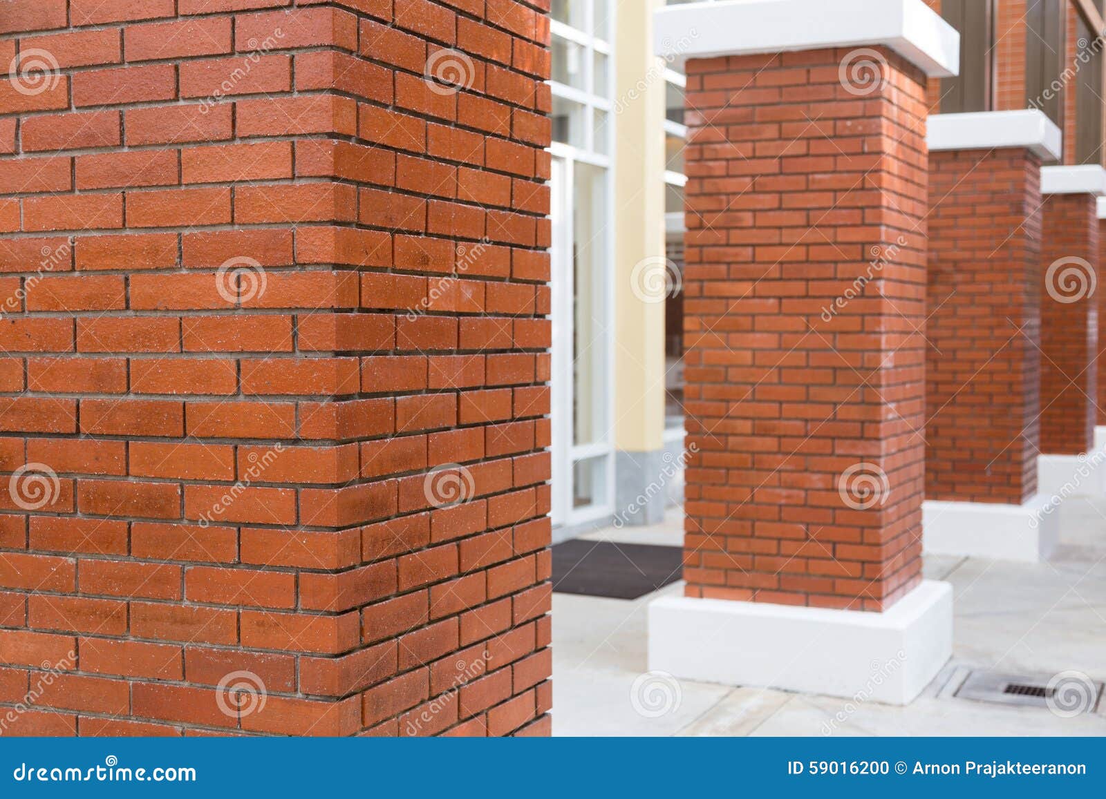 Brick Pillar Stock Photography | CartoonDealer.com #59016200