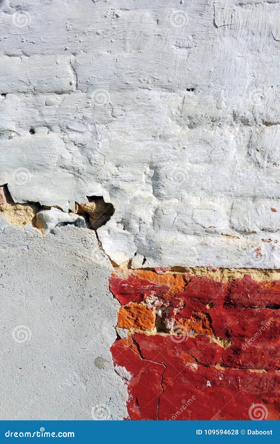 Old Brick And Plaster Wall Texture Background Royalty-Free Stock Photo ...