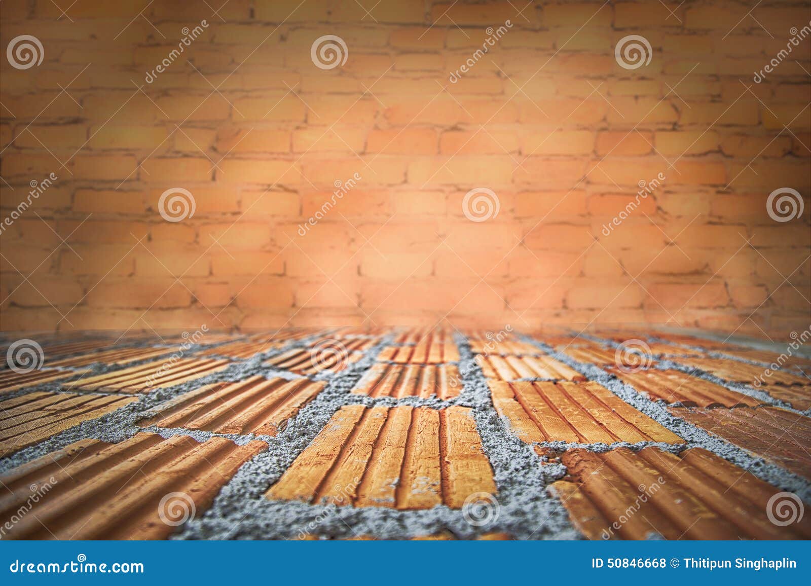 Brick platform and bokeh stock photo. Image of color - 50846668