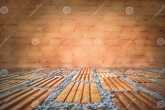 Brick platform and bokeh stock photo. Image of color - 50846668
