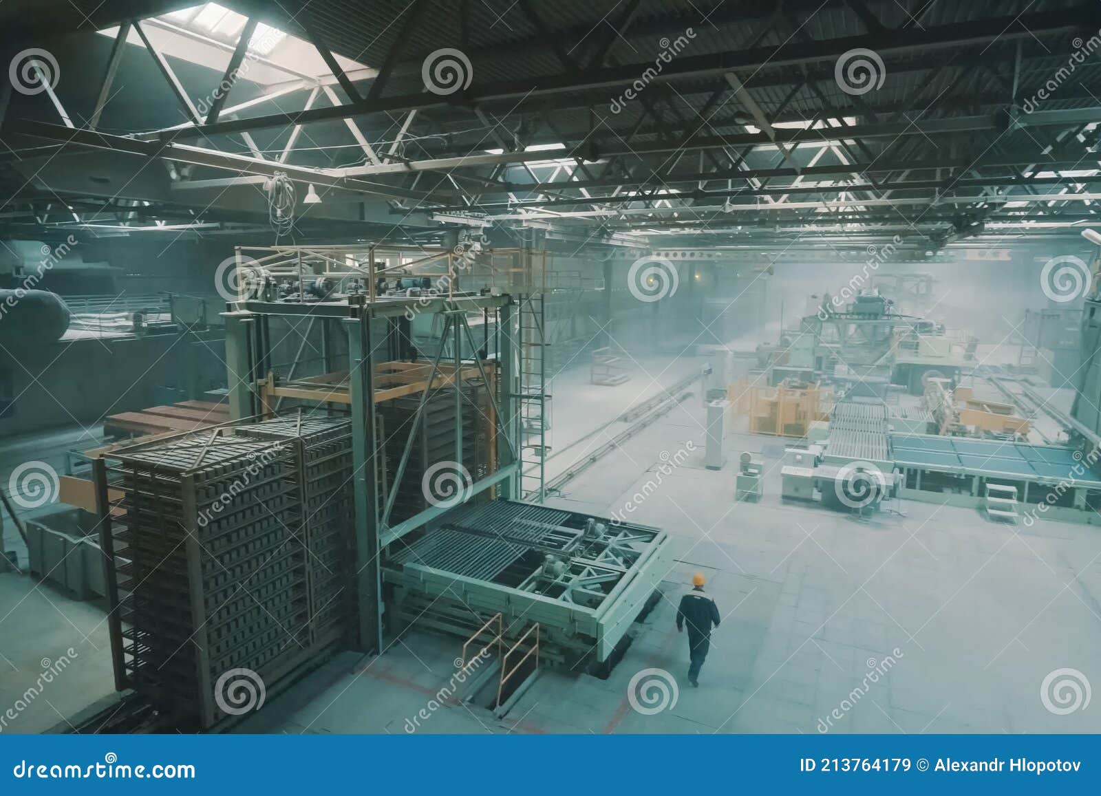 Brick Production, Hollow Ceramic Bricks Factory Stock Image - Image of ...