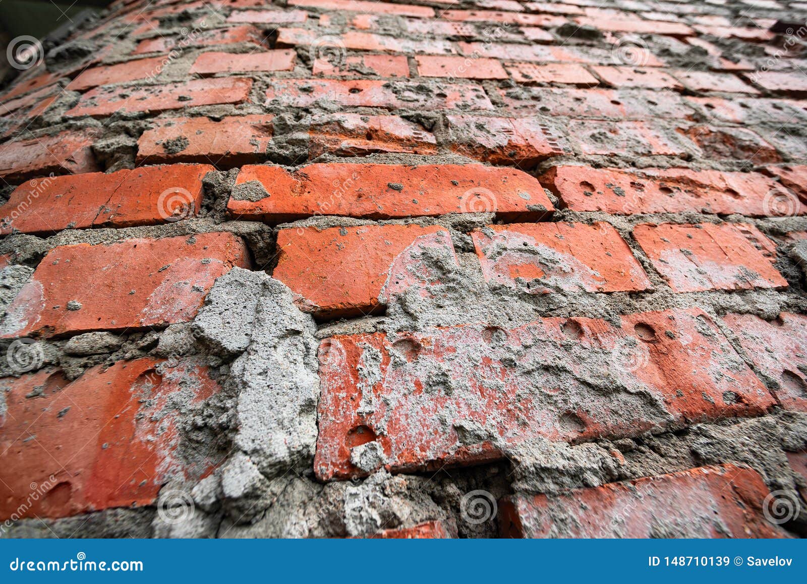 Brick red stone wall stock image. Image of pattern, dirty - 148710139