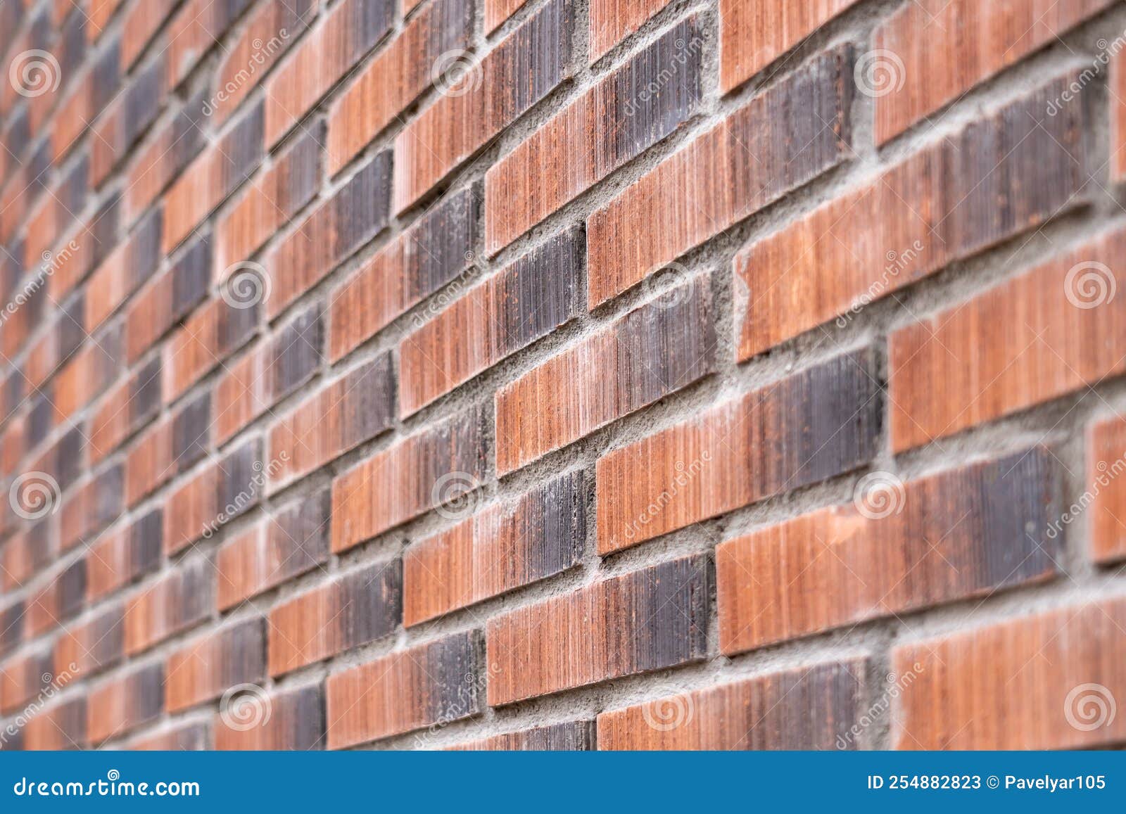 Brick Red Wall with Uneven Texture. Exterior Decorative Rough Surface ...
