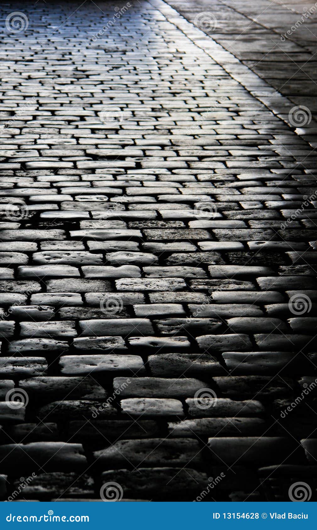 Brick road stock photo. Image of dramatic, brick, black - 13154628