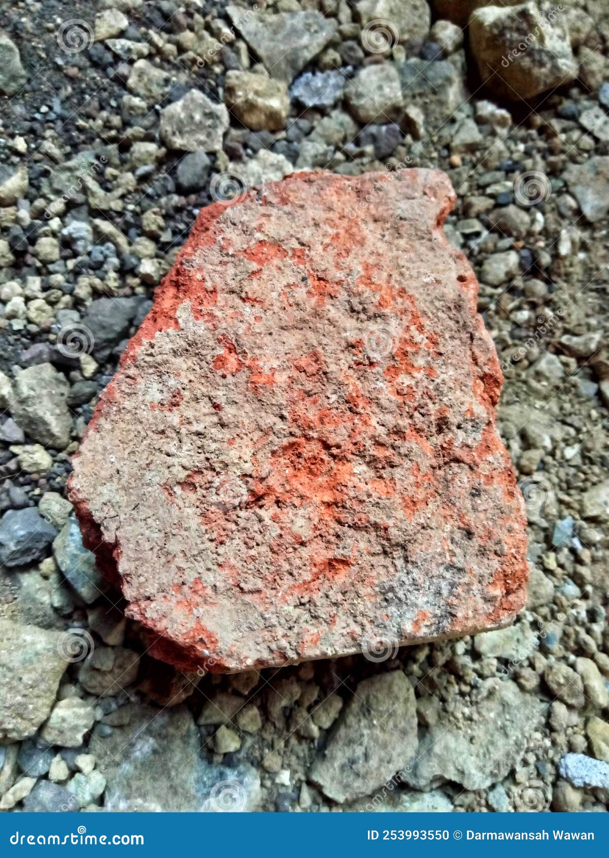 Brick between the Rocks and the Ground Stock Photo - Image of rocks ...