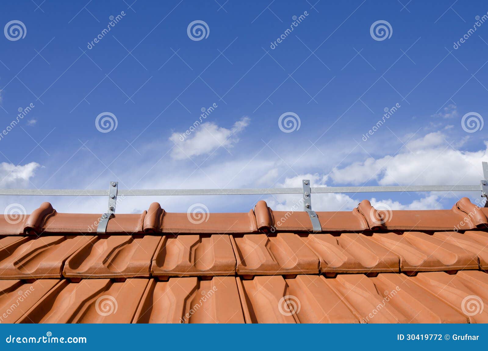 Old Brick Roof Texture Royalty-Free Stock Photography | CartoonDealer ...