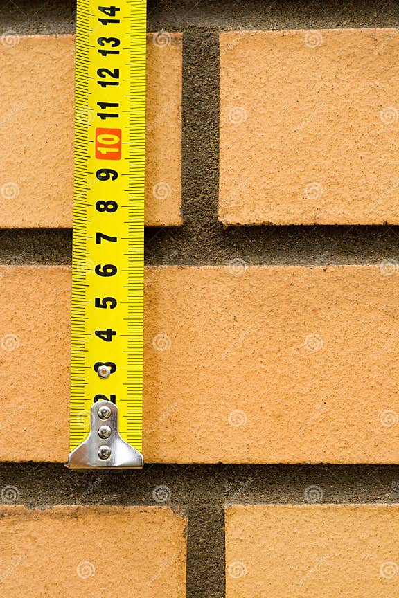 Brick and ruler stock photo. Image of choices, building - 2885046