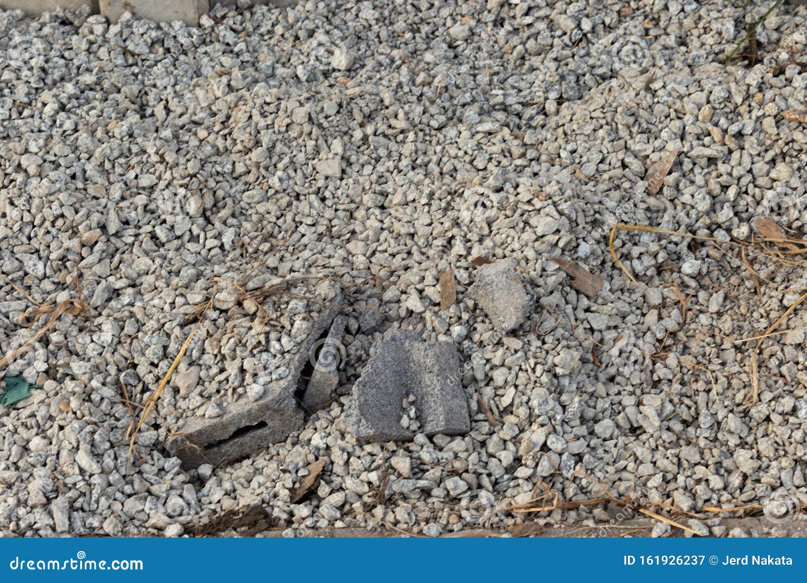 Brick Scrap after Construction Stock Image - Image of break, debris ...