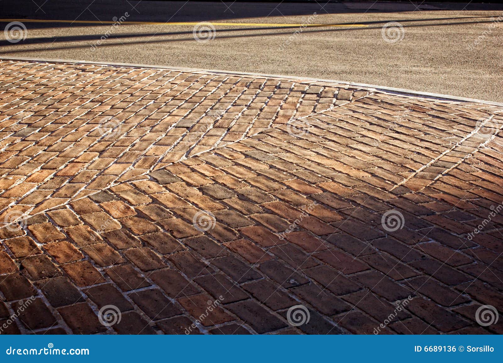 Brick And Shadow Picture. Image: 6689136