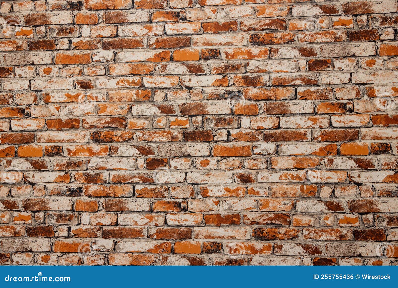 Brick-shaped Brown Wallpaper on the Wall Stock Photo - Image of ...