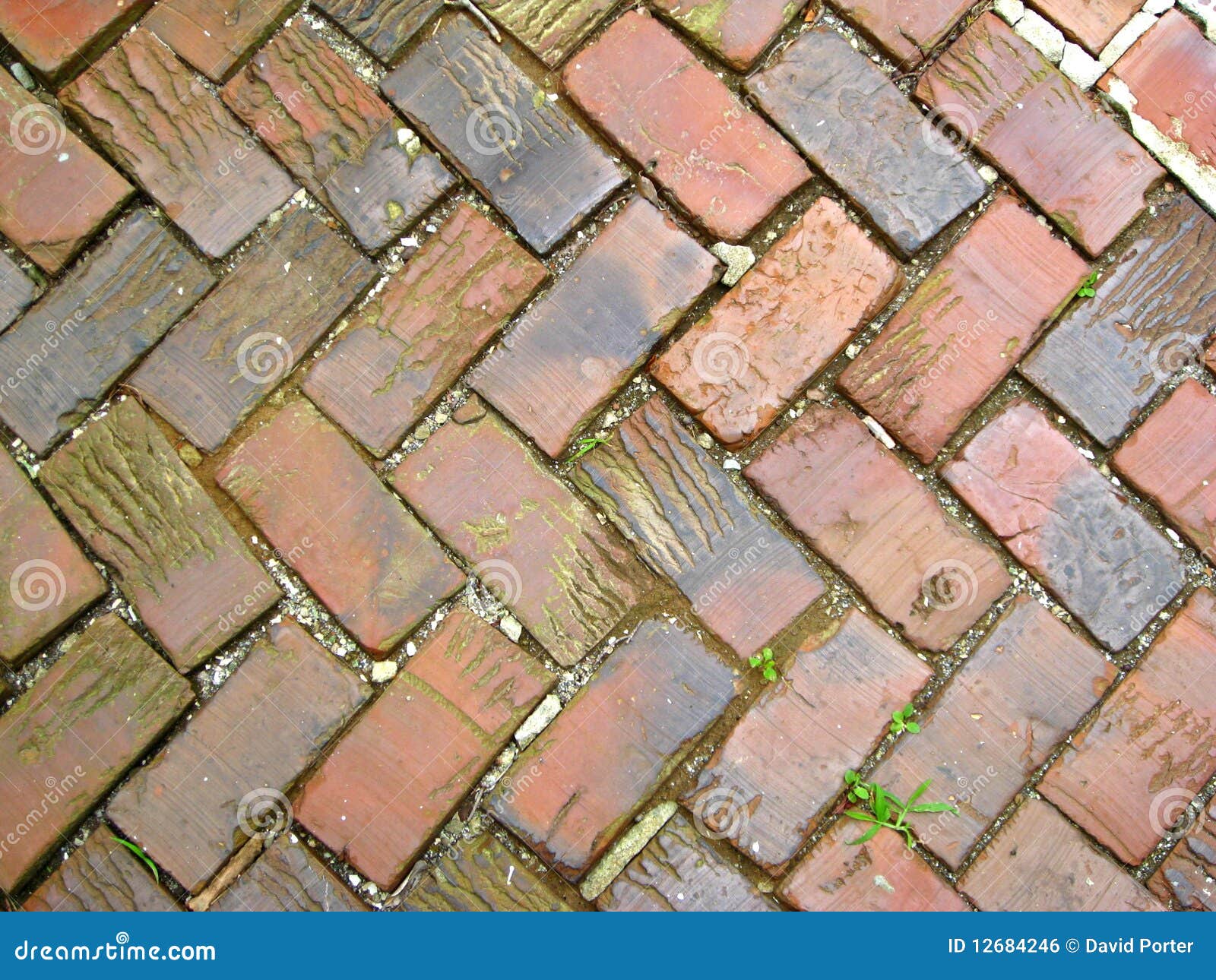 Brick SIdewalk Design stock photo. Image of paved, historic - 12684246