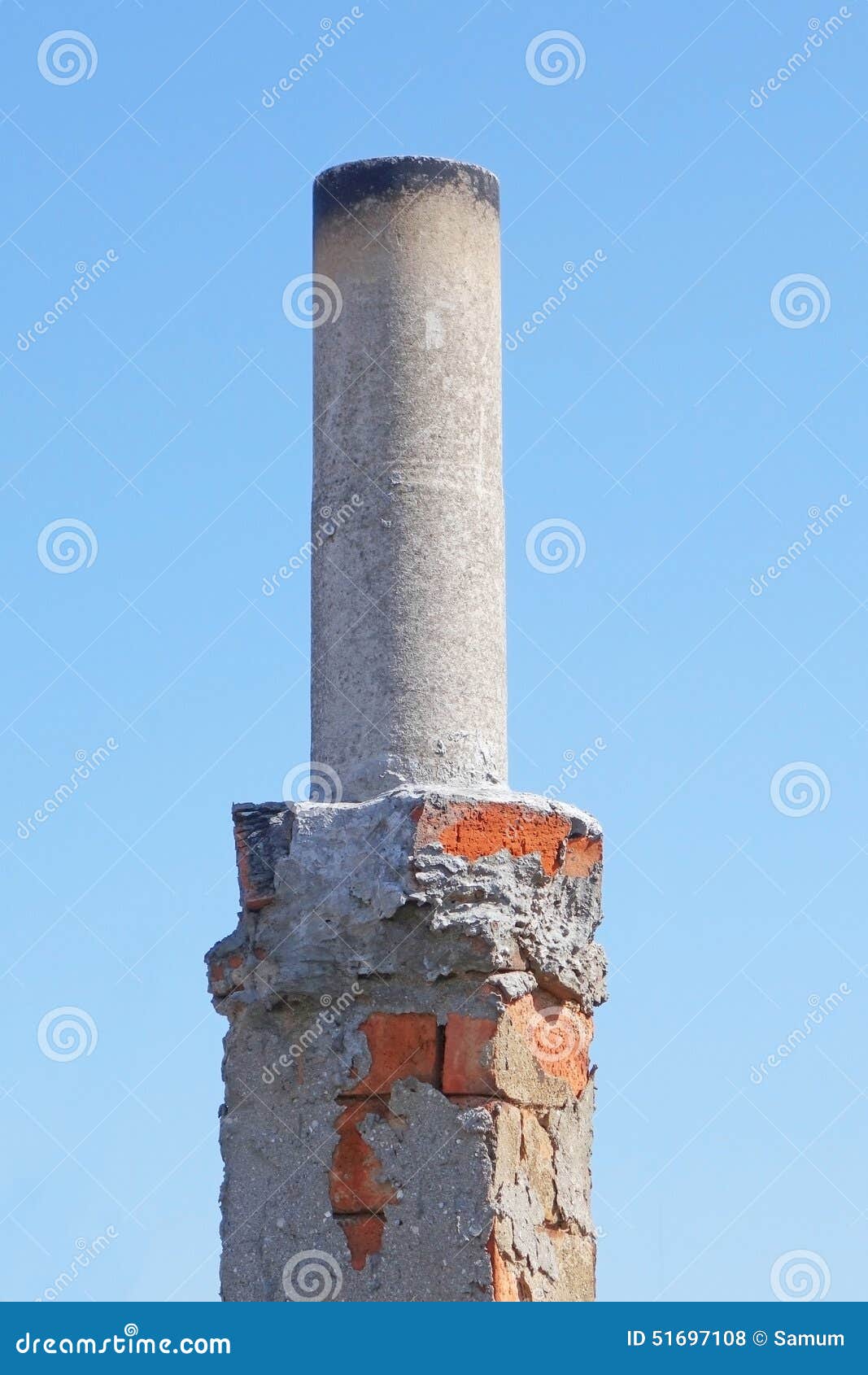 Brick smokestack stock photo. Image of architecture, chimney - 51697108